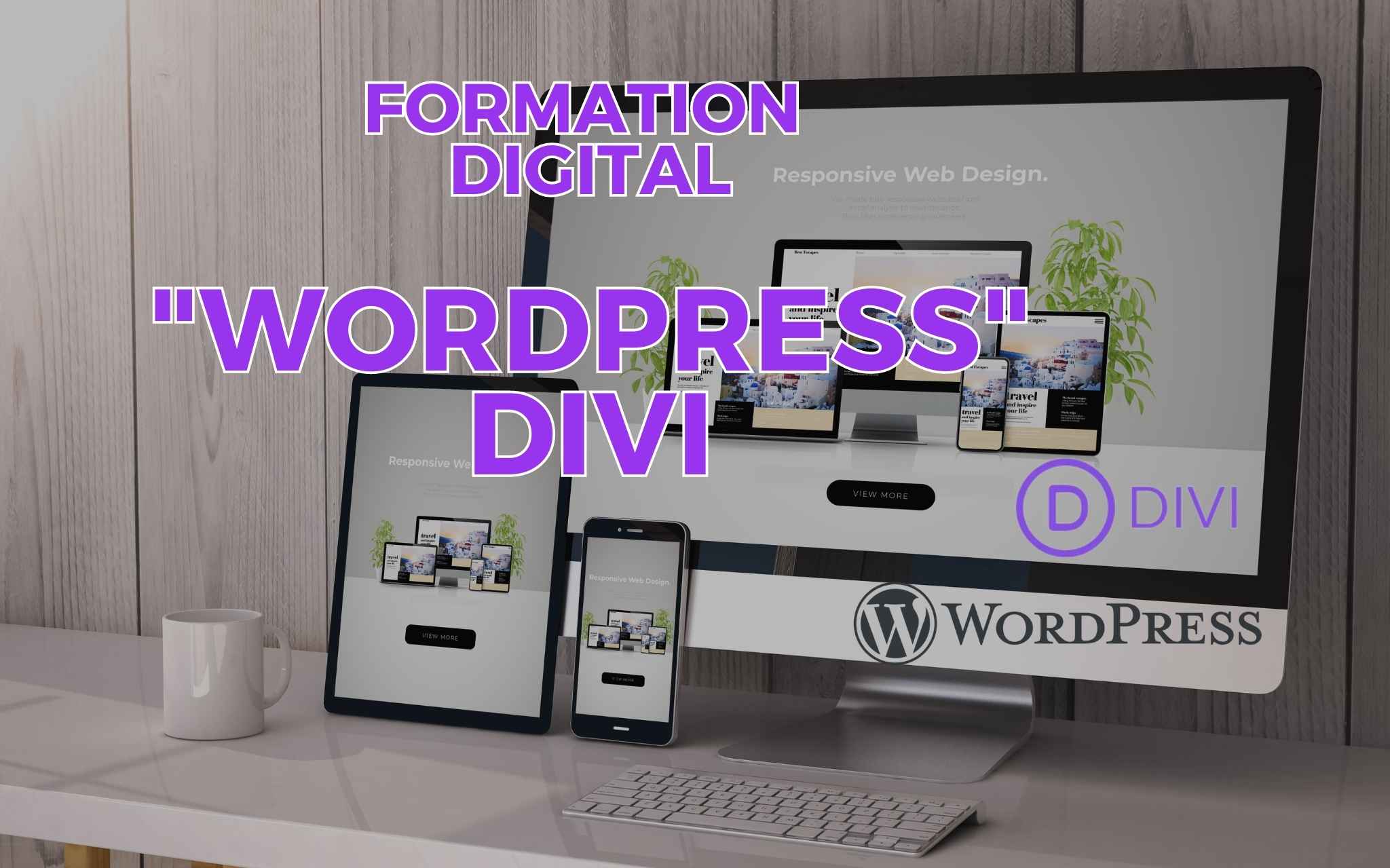 Formation : Construire un site Wordpress avec le builder DIVI